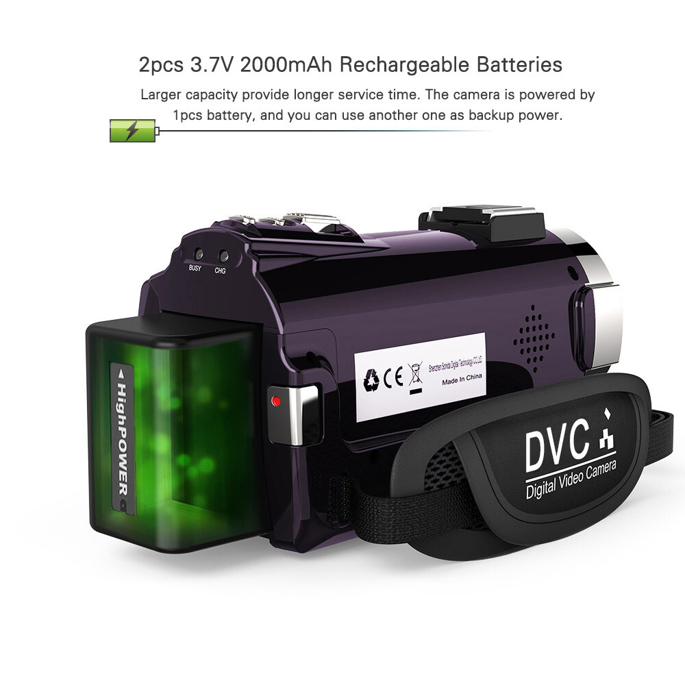 Andoer 4K 1080P 48MP WiFi Digital Video Camera – Dipankaraphra